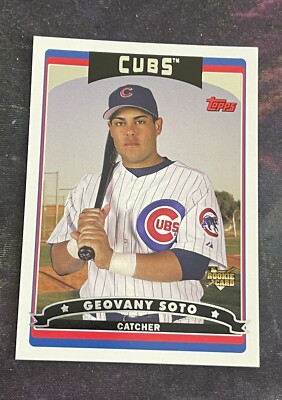 TOPPS 2006 MLB GEOVANY SOTO #623 CATCHER CHICAGO CUBS ROOKIE BASEBALL ...