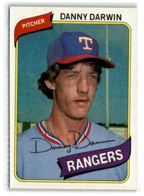 1980 Topps Baseball #498 Danny Darwin Texas Rangers | eBay