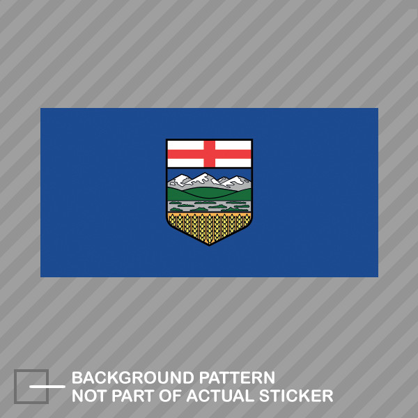 Alberta Flag Sticker Decal Vinyl Canada bc province | eBay