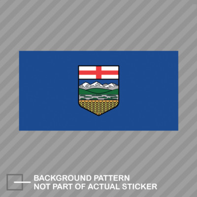 Alberta Flag Sticker Decal Vinyl Canada bc province | eBay