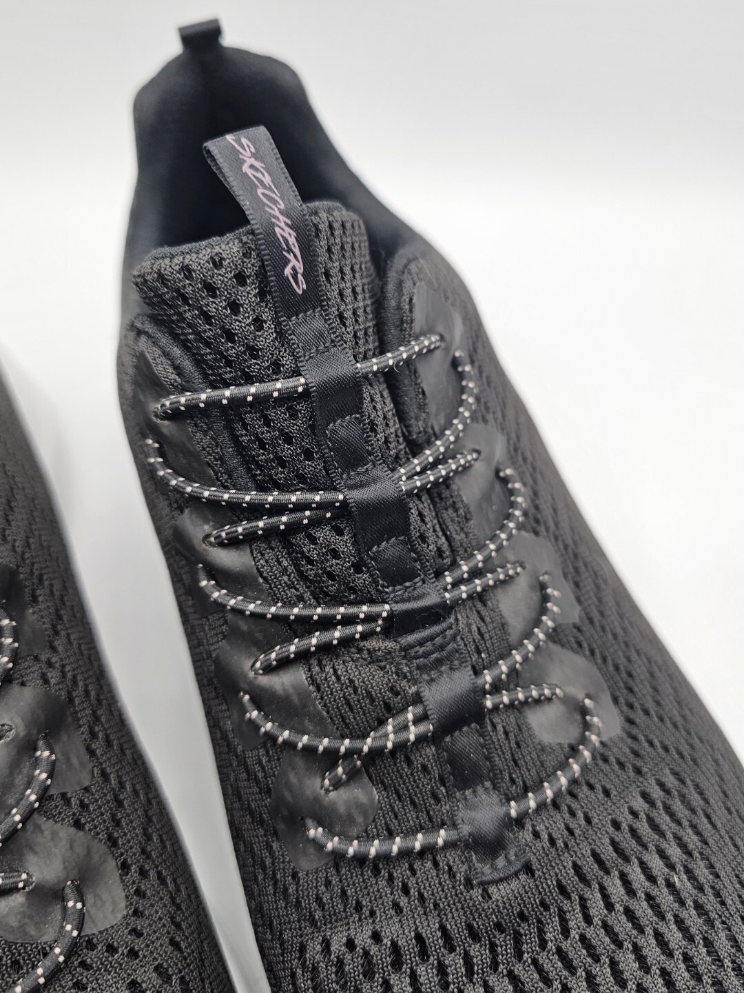 Skechers Sneakers Womens 10 Black Ultra Flex Mesh Bun… - Gem