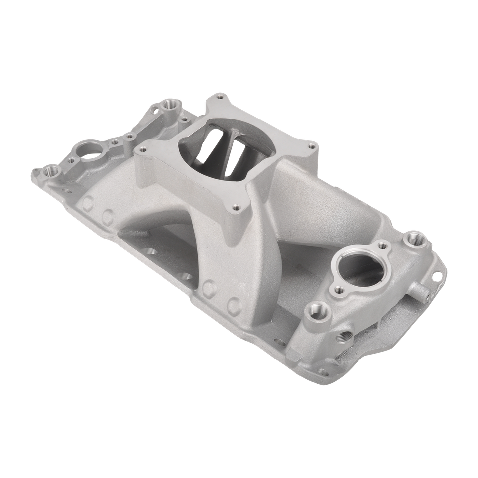 Fits Chevy SBC 350 400 Small Block Aluminum Single Plane Air Gap Intake ...