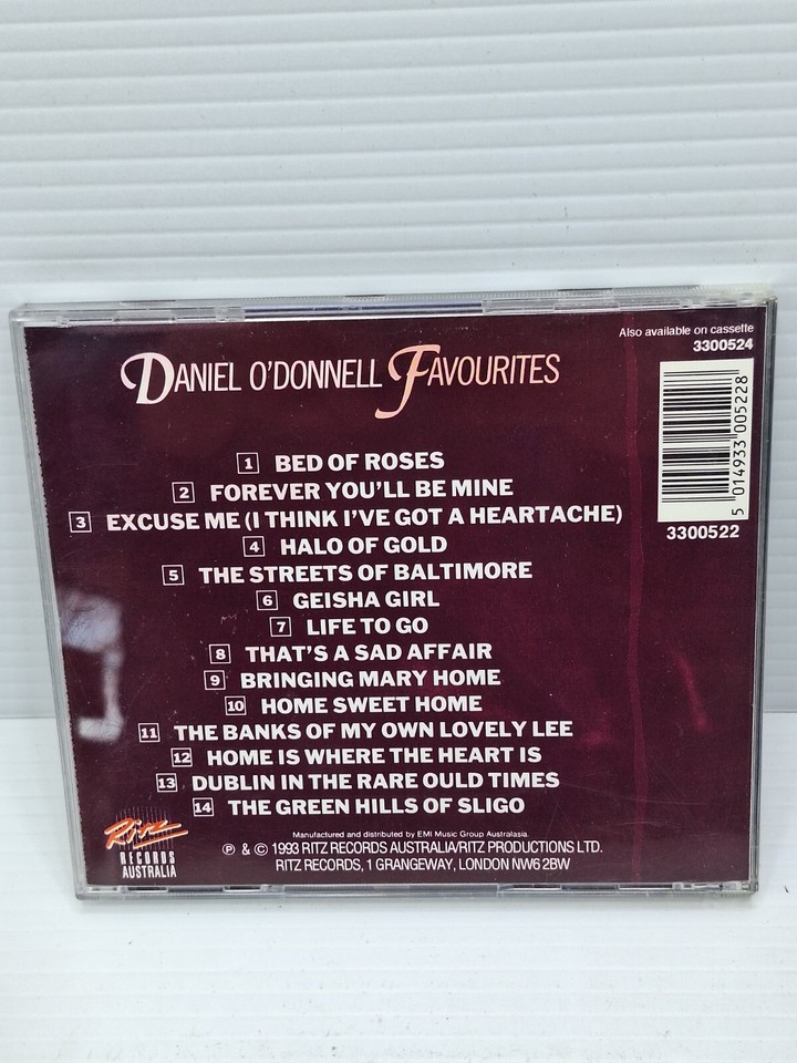 Favourites by Daniel O'Donnell (CD, 2002) - COUNTRY CD - OZ SELLER ...