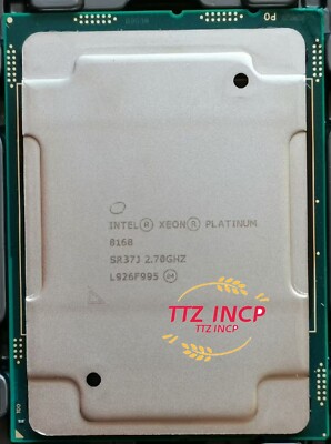 Intel Xeon Platinum 8168 SR37J 2.70GHz 24-Core 33MB 205W LGA-3647 CPU ...