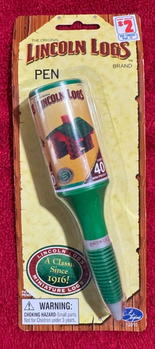 2002 ~ Lincoln Logs Pen ~ Stylus (Hasbro) NEW | eBay