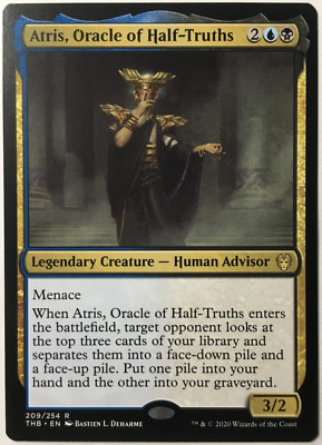 MTG ATRIS, ORACLE OF HALF-TRUTHS 209/254 THEROS BEYOND DEATH RARE NEAR ...