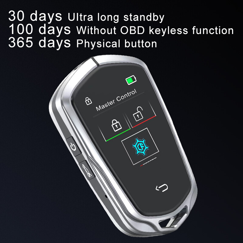 Touch Screen Smart LCD Remote Key Fob for All Car Models with Engine ...
