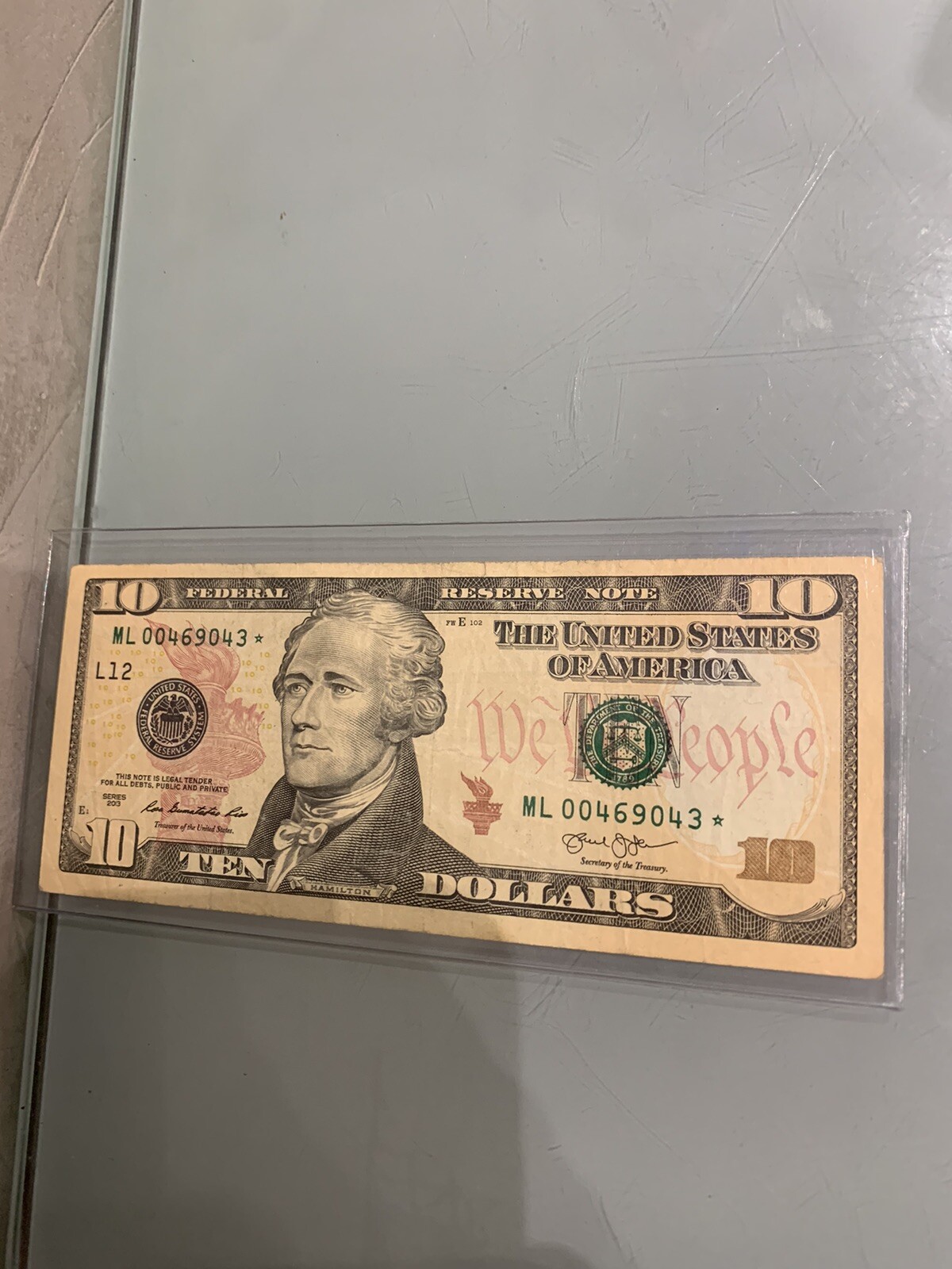 10 dollar star note 2013 Low Serial Number 00469043⭐️ | eBay