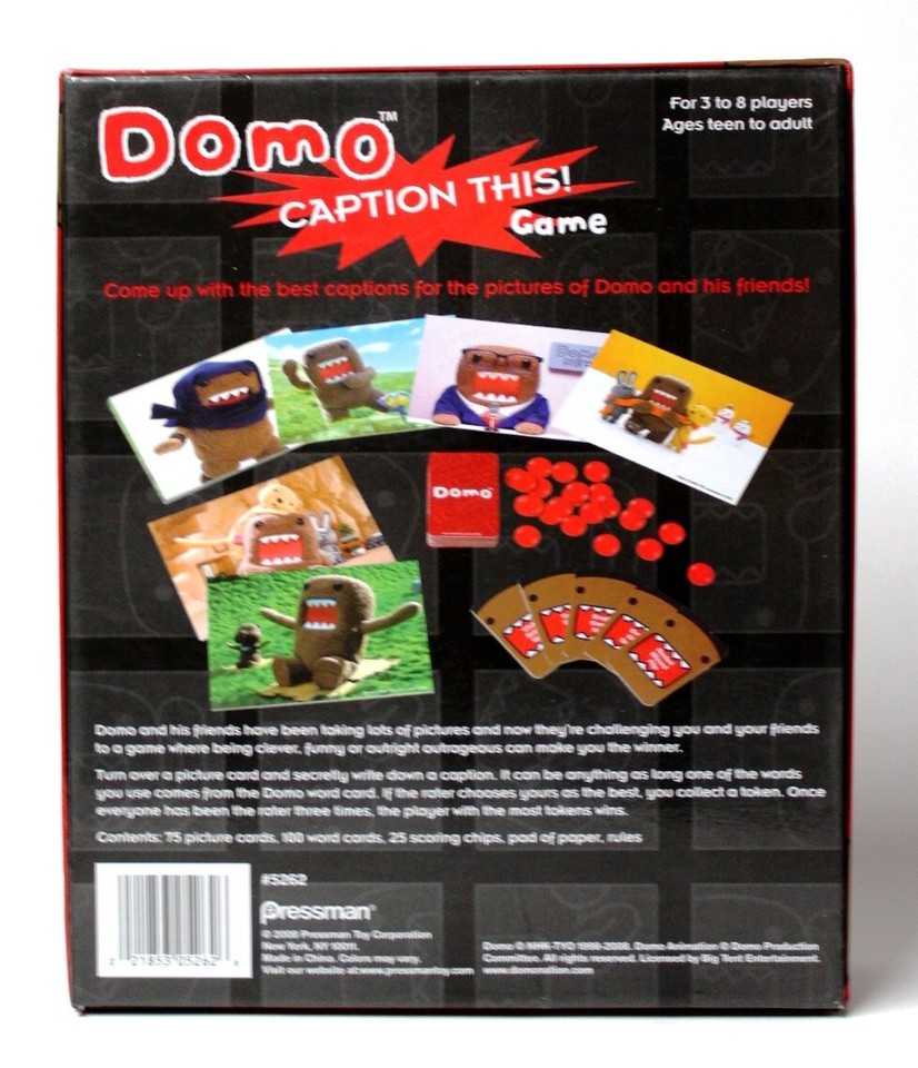 Domo Caption This Game Factory Sealed | eBay