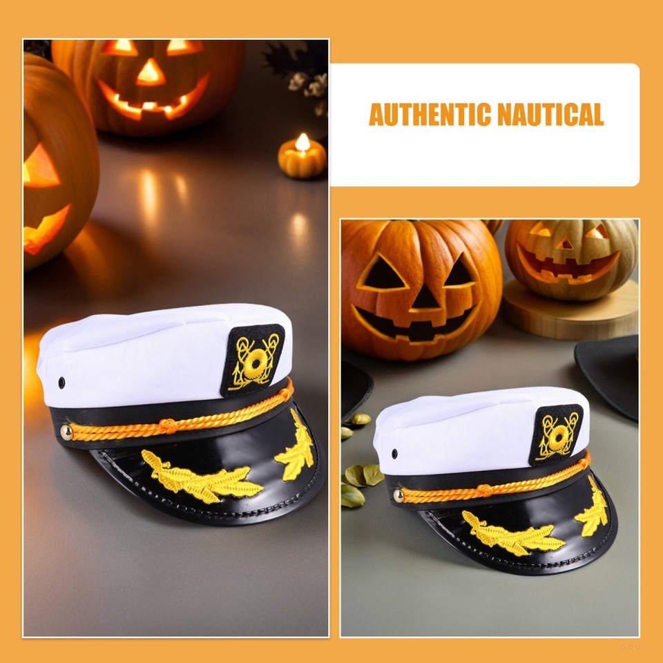 2 Pcs Captain Hat for Women Captains Adult Yacht Sailor Hats Adults | eBay