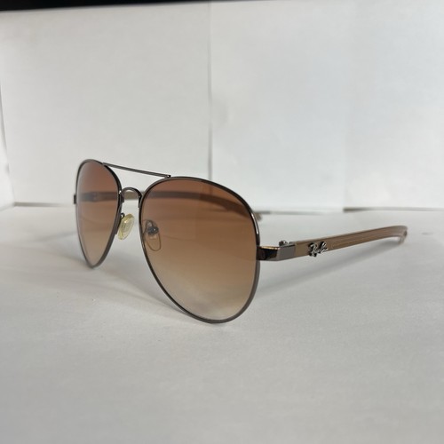 Ray-Ban Aviator Sunglasses RB3675 Brown Gold Frame Brown Gradient Lens ...