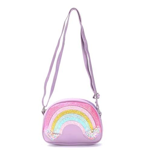 Little Girls Purse for Kids Cute Toddler Purse Rainbow Crossbody Bag ...