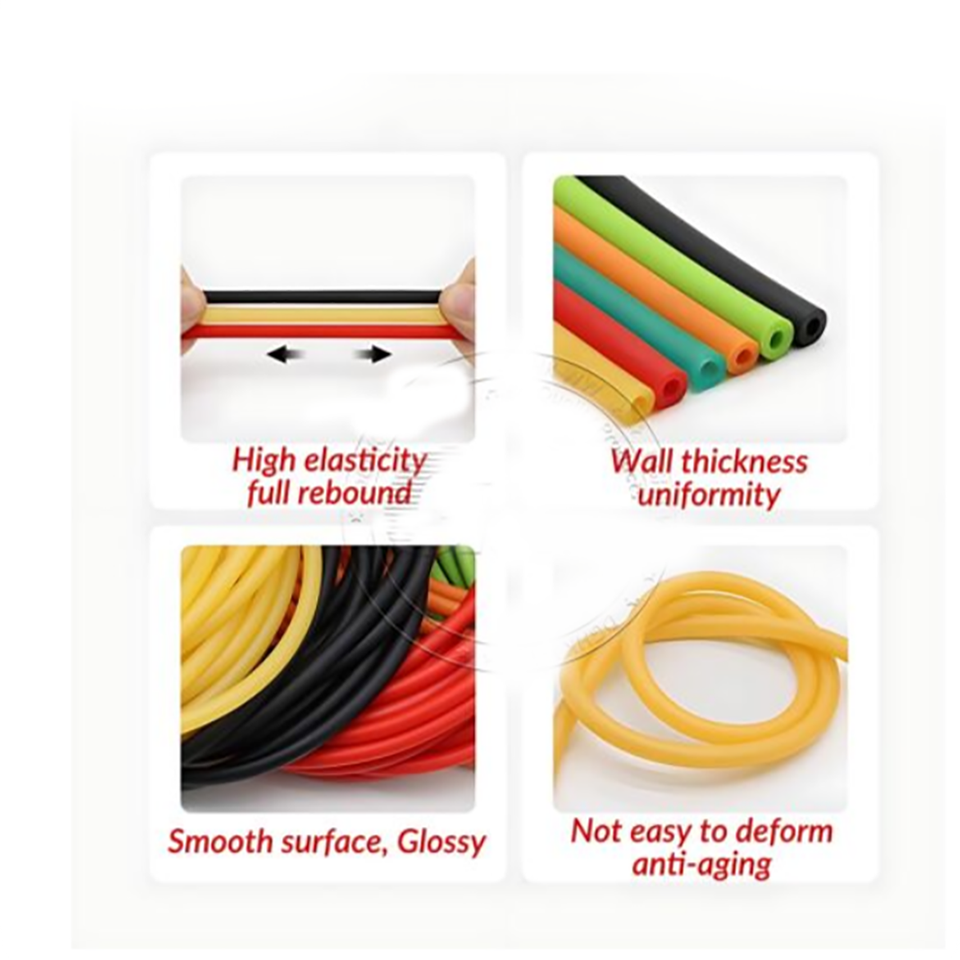 1M-10M Natural Elastic Latex Rubber Band Tube for Hunting Slingshot ...