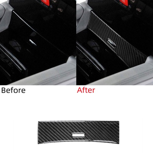 1PC Carbon Fiber Central Control Storage Box Panel Trim For Benz M ...