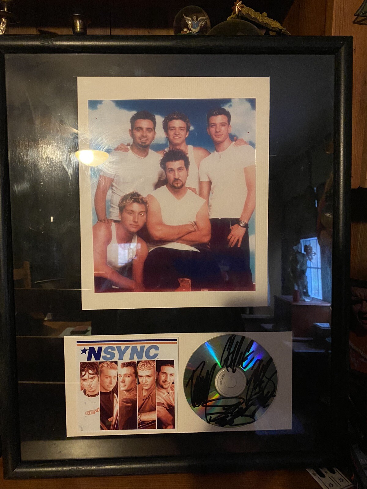 *NSYNC by *NSYNC CD Signed By All Members Framed Picture Never Opened ...