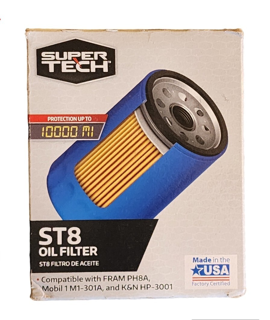 SUPERTECH ST8 - Cross reference oil filters