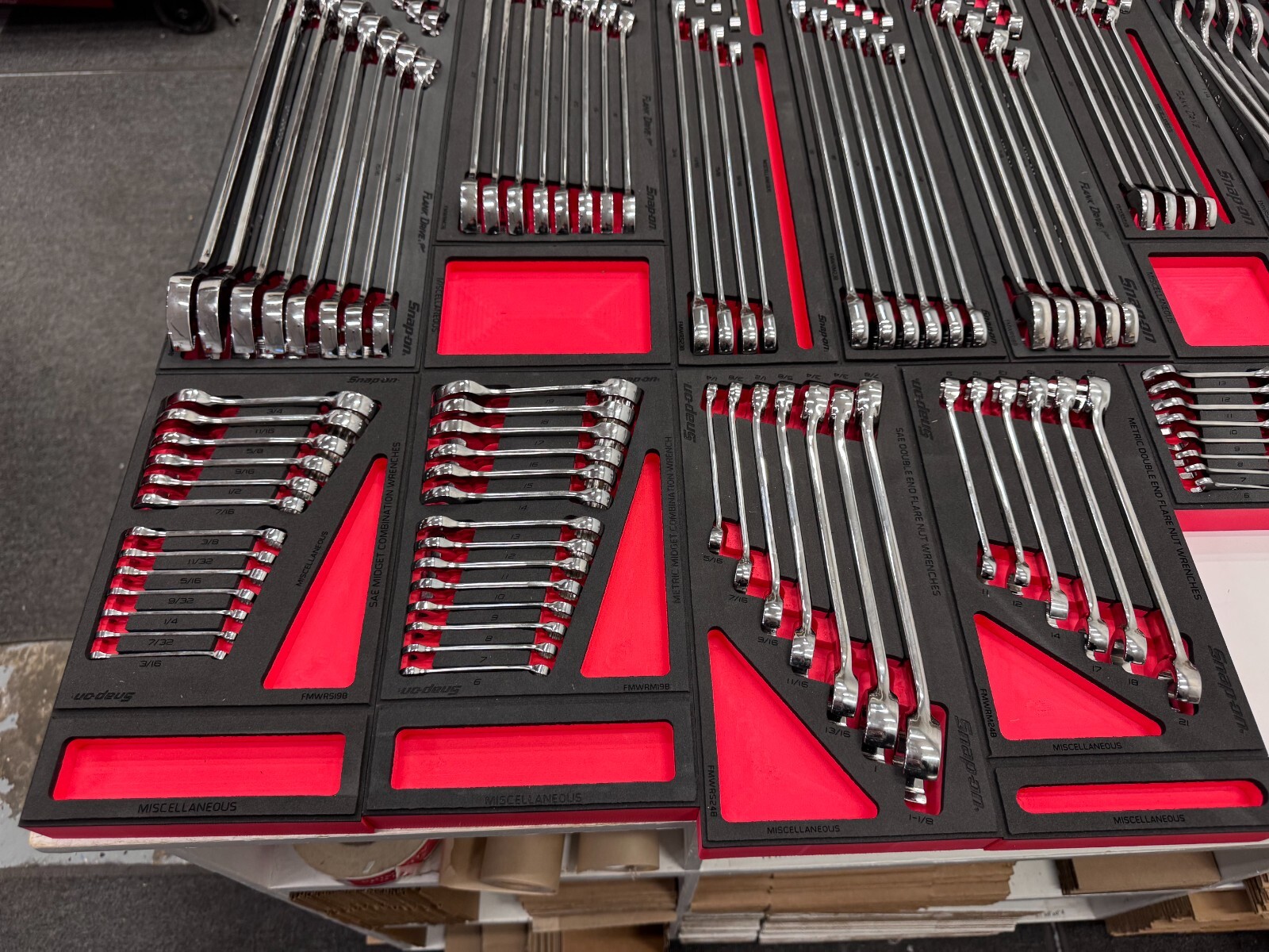 Snap-on Tools NEW 193pc Complete Cloud 9 Wrench Foam Drawer Master Set | eBay