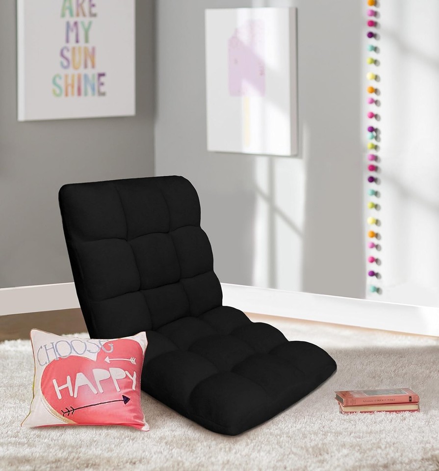 Ergonomic Floor Chair Adjustable Recliner Gaming Chair Memory Foam ...