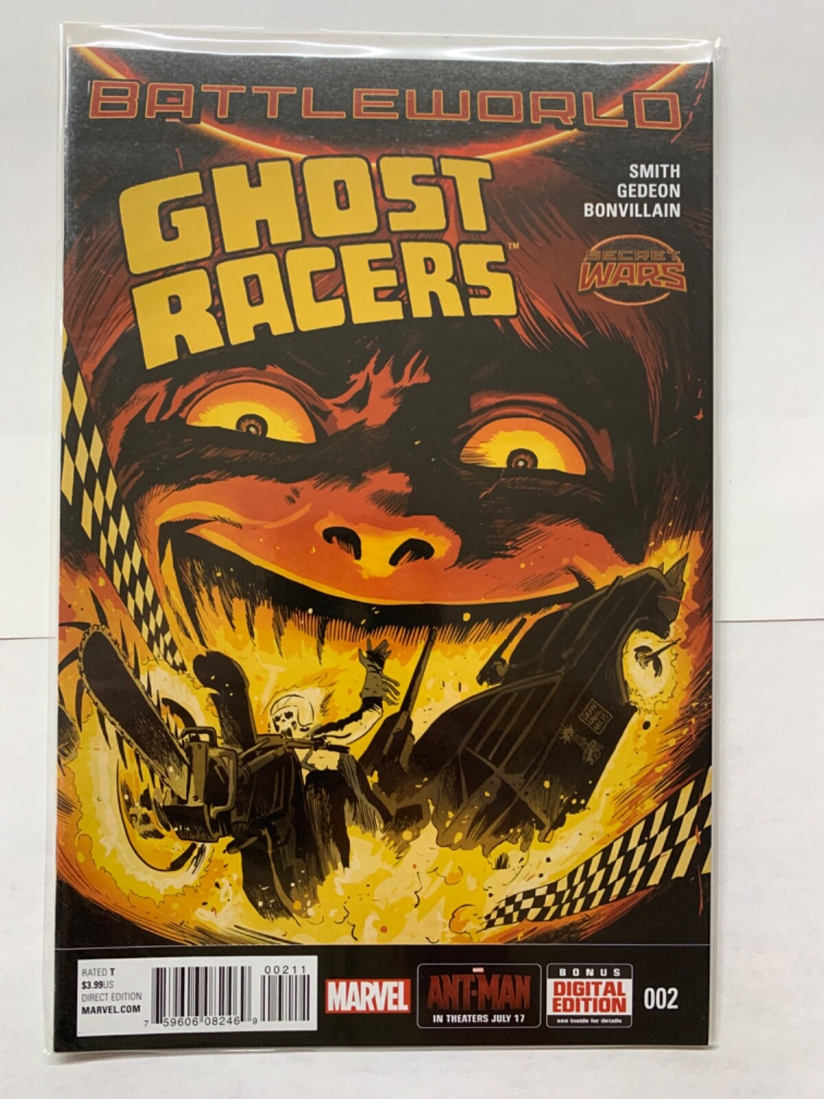 MARVEL COMICS BATTLEWORLD GHOST RACERS ISSUE #2 (PC4) | eBay