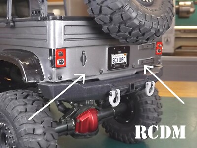 RCDM Rear Body Brace For The Axial Jeep "Mighty" FC Rock Crawler Body ...