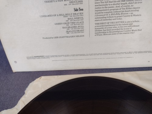 Tex Ritter - The Best Of Tex Ritter - Capitol Records - DT-2595 - LP ...