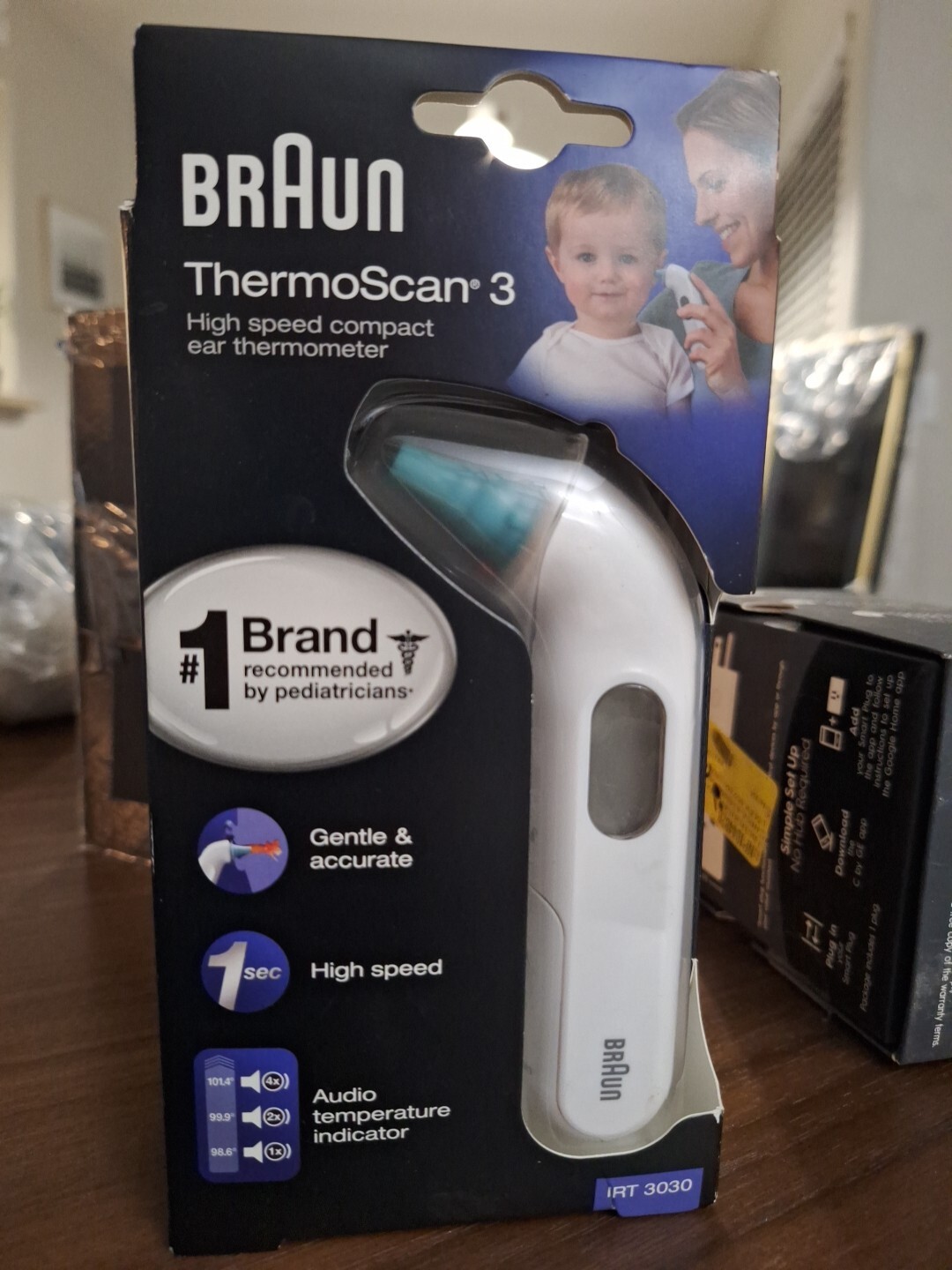 ThermoScan 3 Compact Ear Thermometer -- Gentle / Accurate / High Speed ...