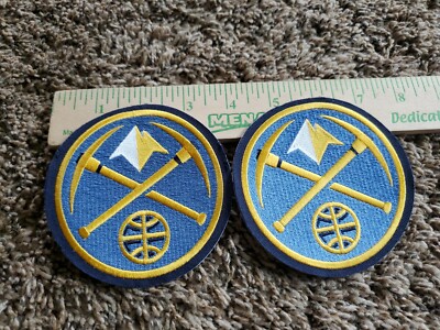 New Lot of 2 Denver Nuggets Authentic Jersey Team Pants Patch Set 4 ...
