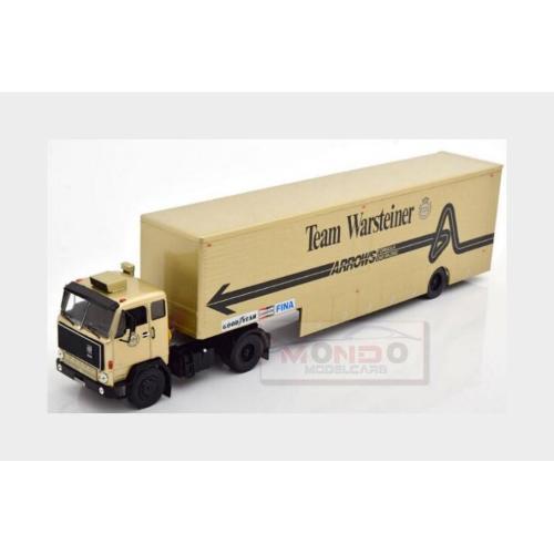 1:43 IXO Volvo F89 Truck Car Transporter Team F1 Warsteiner Arrows 1979 ...