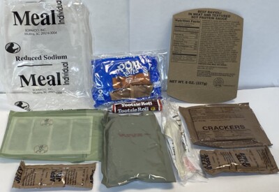 SOPAKCO MRE-BEEF RAVIOLI-LOW SODIUM EMERGENCY INDIVIDUAL RATION-(15 ...