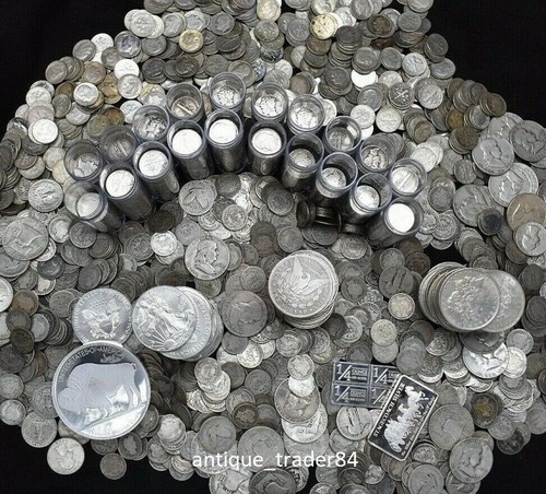 ALL SILVER Old U.S. Estate Lot BLOWOUT! - Rare Silver Coins Pre-1964 ...
