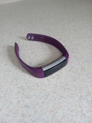 FITBIT Fitness Activity Tracker 2015DJ5660 Purple Band ADJUSTABLE Small ...