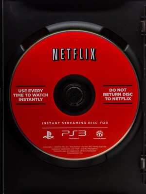 Playstation 3 Netflix Instant Streaming Disk for PS3 | eBay