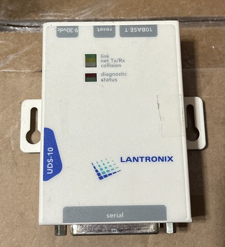 Lantronix UDS-10 Device Server, 10Base-T, 9-30vdc | eBay