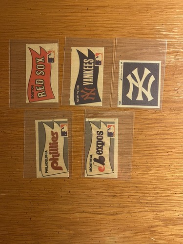 1968-1972 Fleer Baseball Cloth Stickers Lot of (50) | eBay