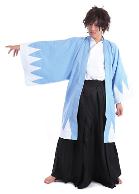 Peace Maker Kurogane Cosplay Costume Ichimura Tetsunosuke Blue Kendo ...