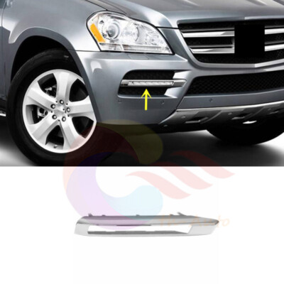 Right Side Front Bumper Foglight Covers Chrome For Mercedes X164 GL ...