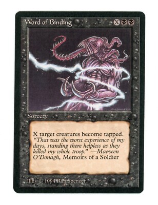 Word of Binding - Magic the Gathering - The Dark MTG | eBay