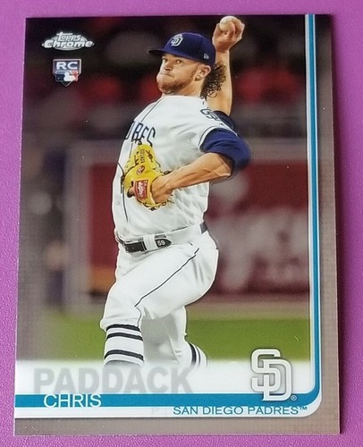 2019 Topps Chrome Chris Paddack Rookie RC #18 Padres | eBay