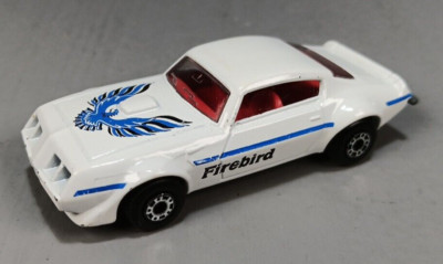 Matchbox 1979 Pontiac Firebird Trans Am 1:64 White Diecast Car EX Cond ...