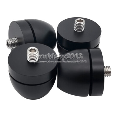 4pcs 33.5mm Speakers Spikes Stand Foot Isolation Feet Adjustable ...
