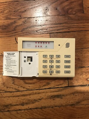 FBII Honeywell Ademco Fire Burglary Alarm F6615 LED KEYPAD - Yellowed ...