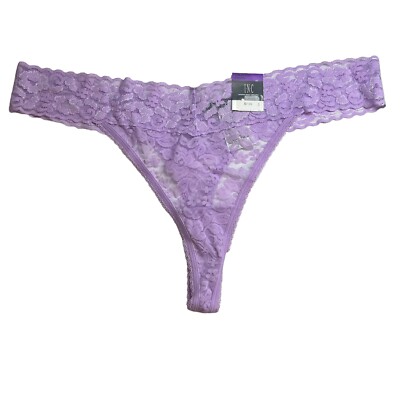 INC Light Purple Lace Thong Size XXL New | eBay