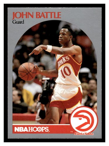1990 Hoops #27 John Battle - Atlanta Hawks | eBay