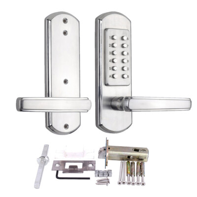 Mechanical Keyless Door Lock Digital Code Entry Combination Keypad ...