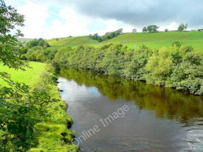 Photo 6x4 River Swale at Scabba Wath Bridge 1 Low Whita Looking ...