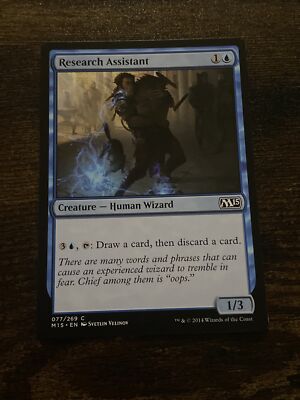 Research Assistant (077) Magic 2015 M15 MTG Magic The Gathering D5177 ...