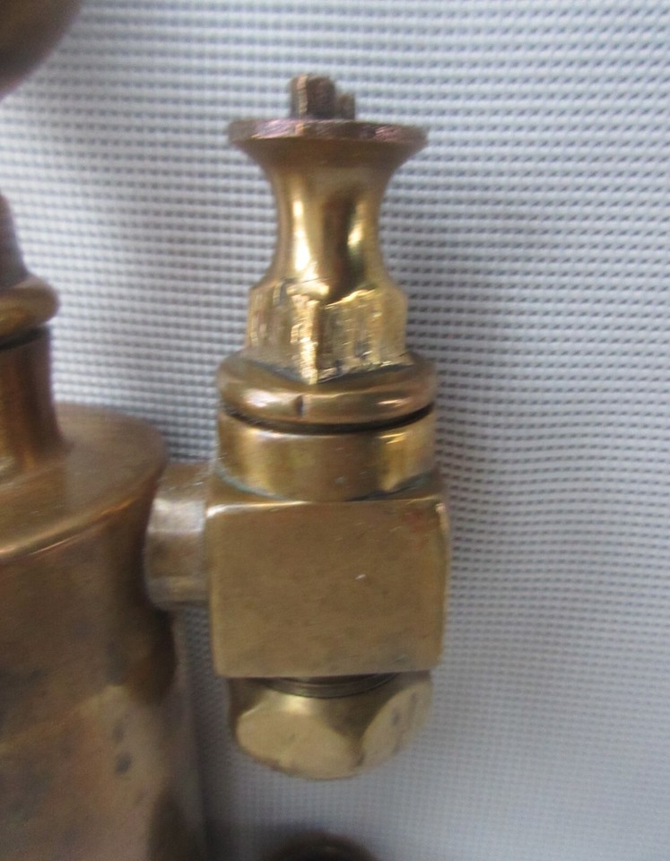 Antique Brass Steam Engine Oiler Hydrostatic Lubricator (Detroit ...