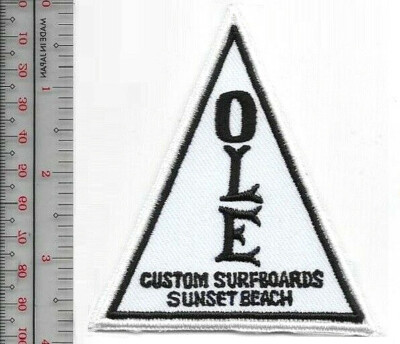 Surfing California OLE Custom Surfboards Sunset Beach, CA Patch | eBay