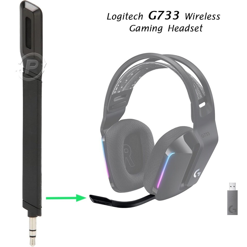 Detachable Microphones MIC For Logitech G733 LIGHTSPEED Wireless Gaming ...
