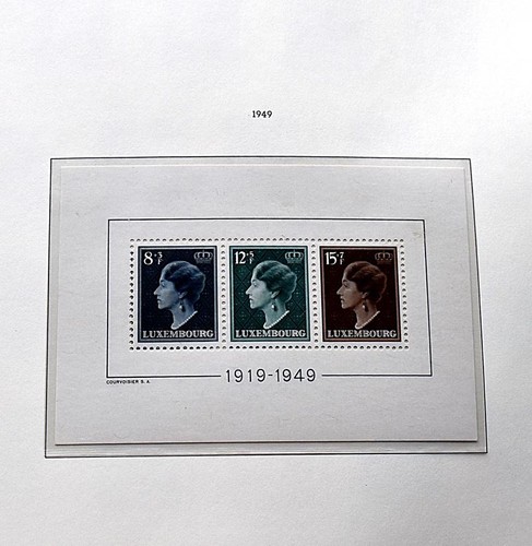 LUXEMBURG 1945/94 Komplett postfrische Sammlung im Leuchtturm VD Album ...